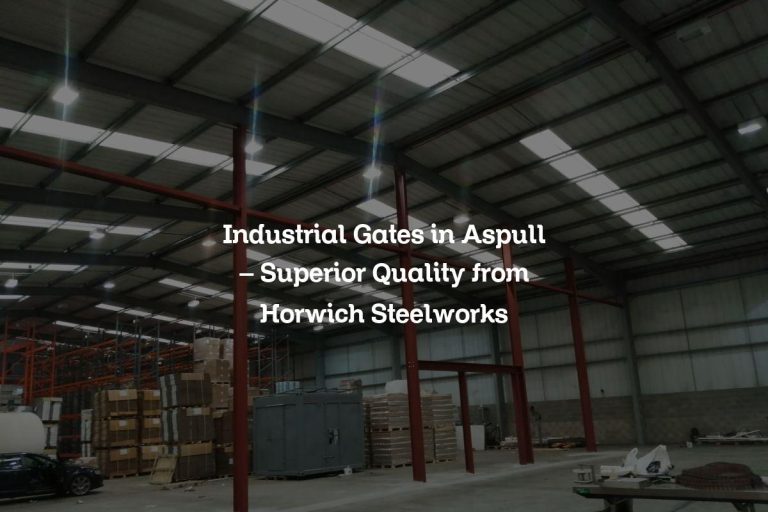 Industrial Gates in Aspull – Superior Quality from Horwich Steelworks ...